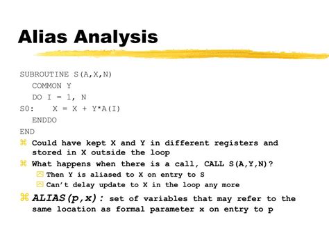 ppt interprocedural analysis and optimization powerpoint presentation