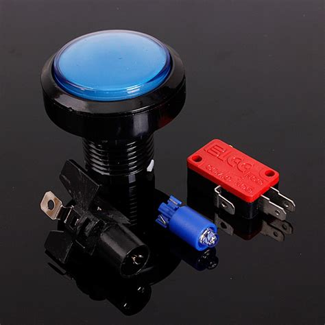 45mm Push Button Arcade Button Led Micro Switch 5V Grandado