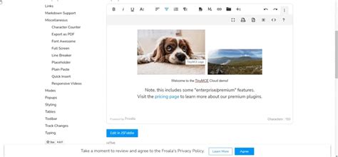 Managing Images In Froala Wysiwyg Editors