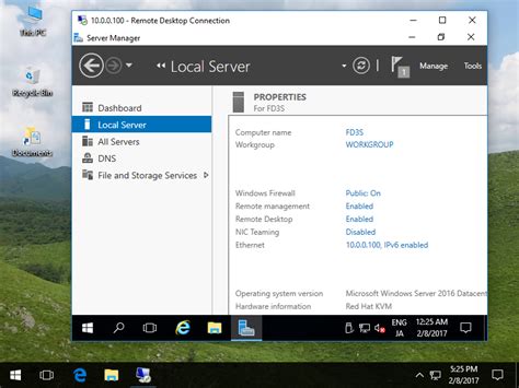 Windows Server 2016 Remote Desktop Client Server World