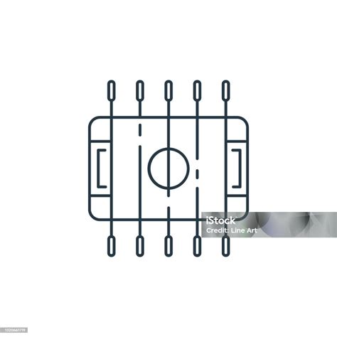 키즈 컨셉의 하키 아이콘 벡터 하키 편집 가능한 스트로크의 얇은 선 그림 웹 및 모바일 앱 로고 인쇄 미디어에 사용하기 위한 하키 선형 기호 겨울에 대한 스톡 벡터 아트 및