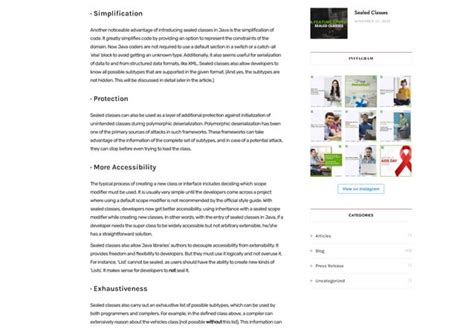 Java Feature Spotlight Sealed Classes Pdf Web Development Internet
