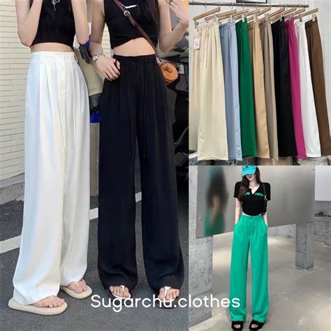 New Collection กางเกงขายาว กางเกงผ้าขายาว งานป้าย Keltis เนื้อผ้าใส่สบาย ดีเทลเชือกร้อยเอว ทรง