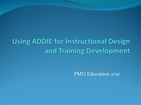 Addie Model Pps