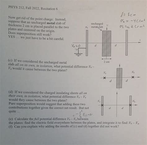 Solved Phys 212 Fall 2022 Recitation 6 δ5 Cm Now Get Rid