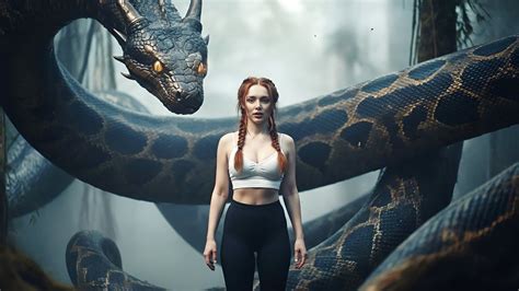 A Girl Rescues A Trapped Giant Python 🐍 Youtube