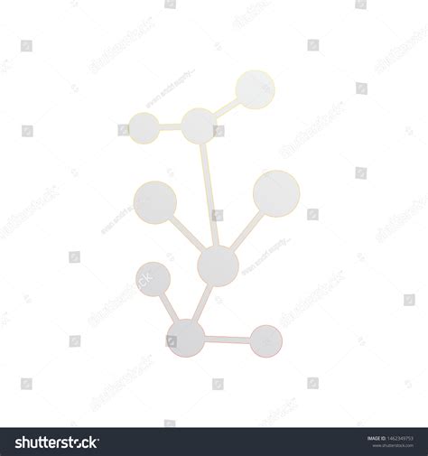 Molecular Structure Chemical Atoms Vector Illustration Vector De Stock