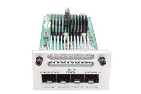 Used Cisco Catalyst C3850 Nm 4 10g 4 Port 10 Gigabit Ethernet Network