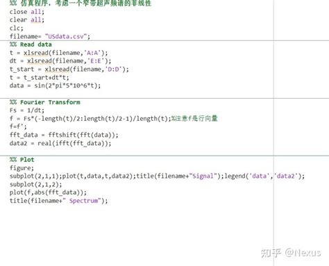 matlab中的傅里叶变换 知乎