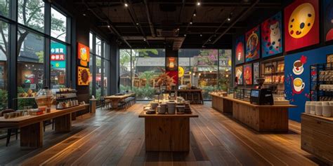 Fotografía De Una Tienda Llena De Exposiciones De Arte Con Temática De