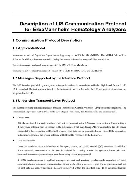 Interface Protocol H360 H560 Elite 580 1 Pdf Computing Computer Data