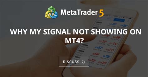 Why My Signal Not Showing On Mt4 Demo Account General Mql5
