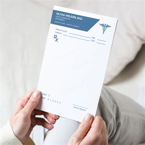 Create Your Own Prescription Pads Customize A Printable Doctor