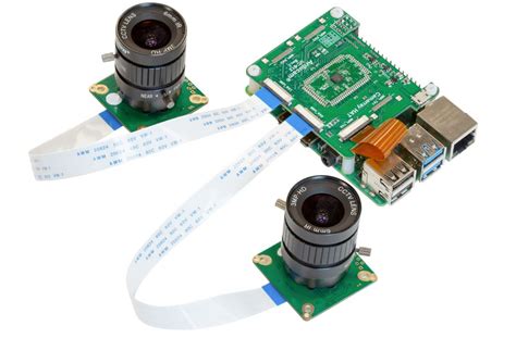Arducam MP Synchronized Stereo Camera Bundle Kit For Raspberry Pi RobotShop