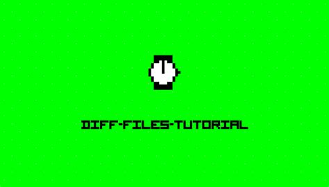 Diff Files Tutorial Stories Hackernoon