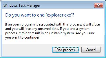 How To Restart The Windows Explorer Exe Process