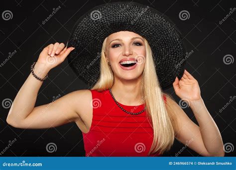 Beautiful Young Caucasian Woman In Her Twenties With Blonde Hair