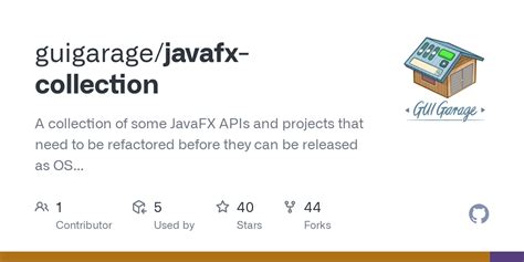 GitHub Guigarage Javafx Collection A Collection Of Some JavaFX APIs And Projects That Need To