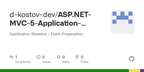 github d kostov dev asp mvc 5 application skeleton application