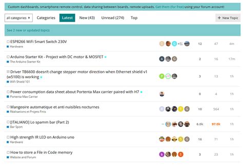 Why Different Views Website And Forum Arduino Forum