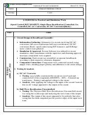 Practical Circuit Design Analysis For Speed Control Course Hero