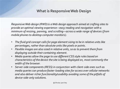 Responsive Web Design With Various Grids And Frameworks Comparison Ppt