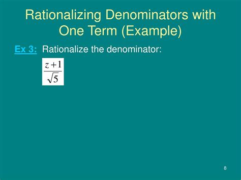 Ppt Rationalizing Powerpoint Presentation Free Download Id 6864056