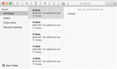 Tech Tip Sorting Notes In MacOS And IOS
