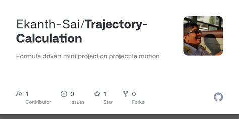 Github Ekanth Sai Trajectory Calculation Formula Driven Mini Project On Projectile Motion