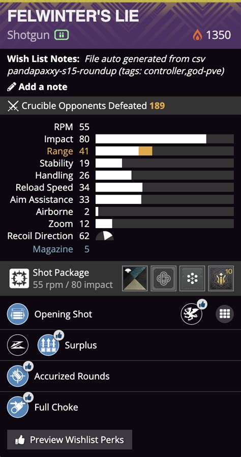 Multiple Matching Wishlist Rolls On One Weapon · Issue 8893