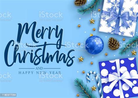 메리 크리스마스와 새해 복 구 연하 편지 서예 휴일 엽서 인사말 텍스트 3차원 형태에 대한 스톡 벡터 아트 및 기타 이미지 3차원 형태 계절 공휴일 Istock