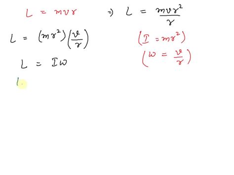 SOLVED State The Expression For Angular Momentum In Terms Of Moment Of Inertia And Define