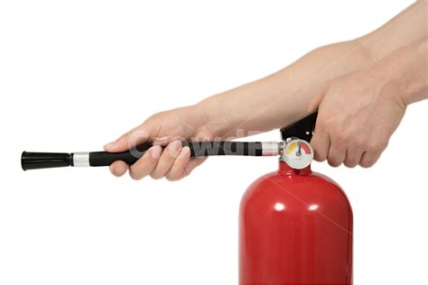 가정용 분말 소화기 누끼 흰색배경 사진이미지일러스트캘리그라피 재로미작가