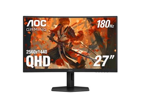 AOC 27 180 Hz VA QHD Gaming Monitor CQ27G4X Newegg Com
