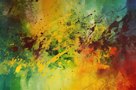 Abstract Background Image Using A Mix Of Textural Elements Such As