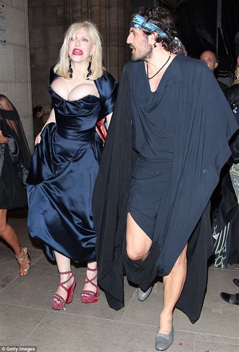 Courtney Love Reveals Incredible Cleavage In Corseted Dress Daily