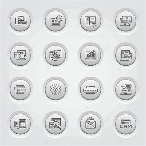 Shopping And Marketing Icons Set Button Design App Mobile Laptop Vector App Mobile Laptop PNG