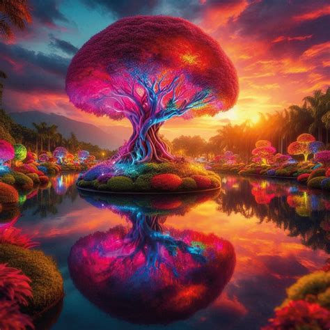 Ai产生的 树 湖 Pixabay上的免费图片 Pixabay