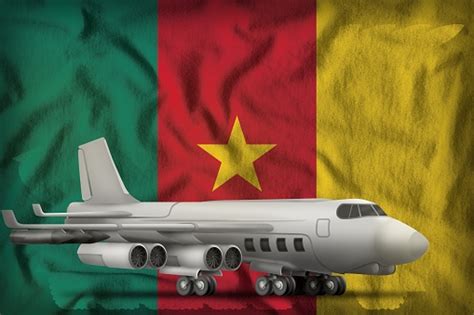 카메룬 국가 국기 배경에 폭격기 3d 일러스트레이션 군용 항공기에 대한 스톡 사진 및 기타 이미지 군용 항공기 기 날기