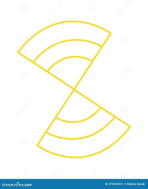 Linear Rounded Element Stock Vector Illustration Of Element 279344331