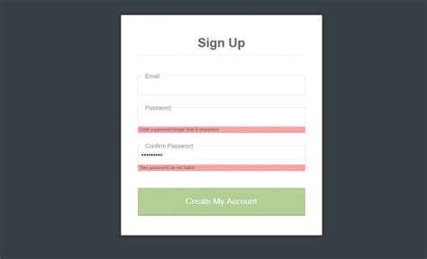18 JavaScript Form Validation Code Examples OnAirCode