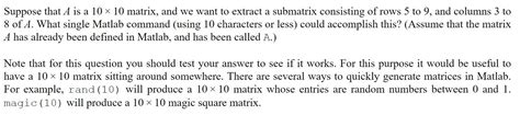 Solved Suppose That A Is A X Matrix And We Want To Chegg Com