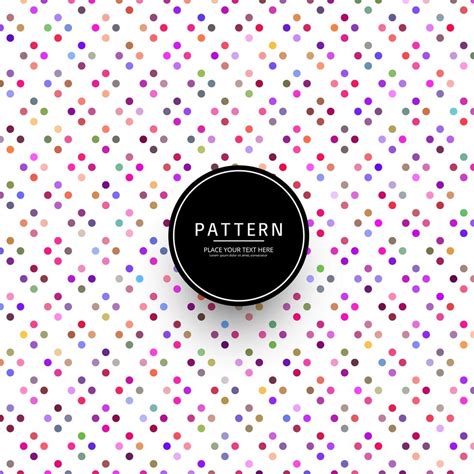 Modern Colorful Dotted Pattern Vector 238024 Vector Art At Vecteezy