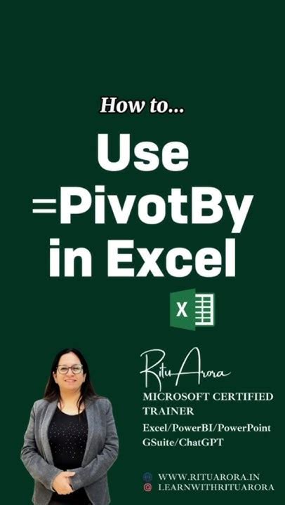 Unlock The Power Of Pivotby In Excel 🔥📊 Excelhacks Exceltricks