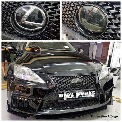 darken tint logo toyota lexus car accessories accessories on carousell