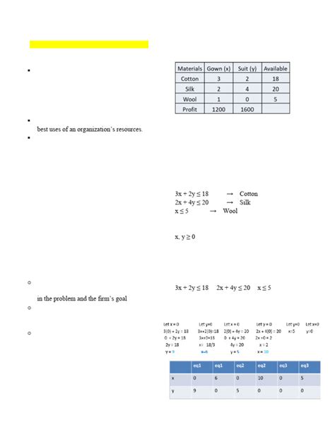 Module 1 2mansci Reviewer Pdf Mathematical Optimization Linear