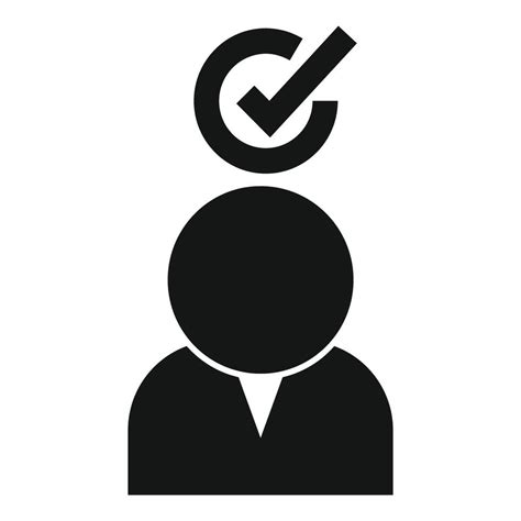 Businessman With Check Mark Icon Showing Validation Vector Art At Vecteezy