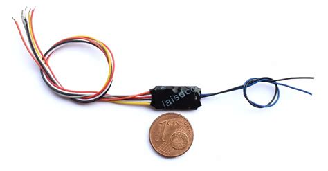 dcc loco decoder with 6wire nem651 for model train with stay alive