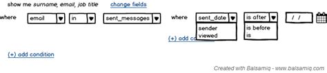 Forms Report SQL Builder Nested Conditions User Experience Stack Exchange