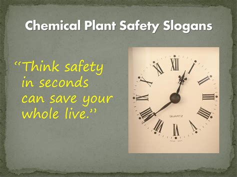 Plant Safety Slogans